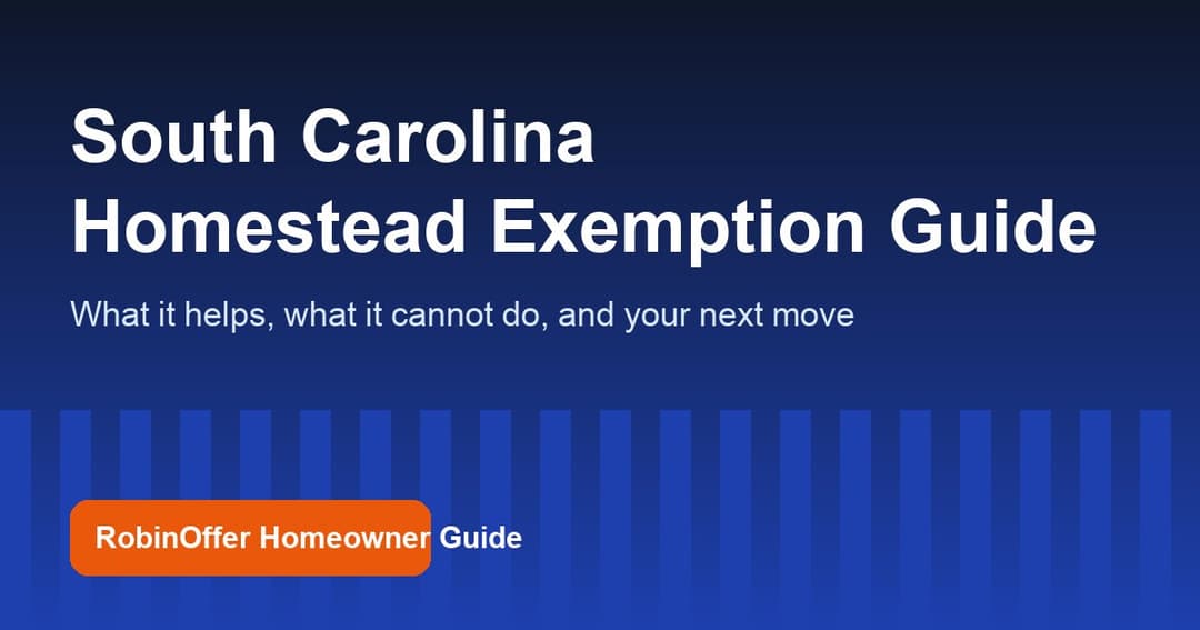 SC Homestead Exemption Guide (2026): What Actually Helps
